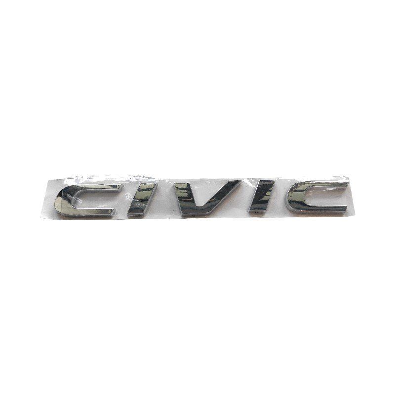 Honda Civic Chrome Letter Emblem 165x19MM Replacement